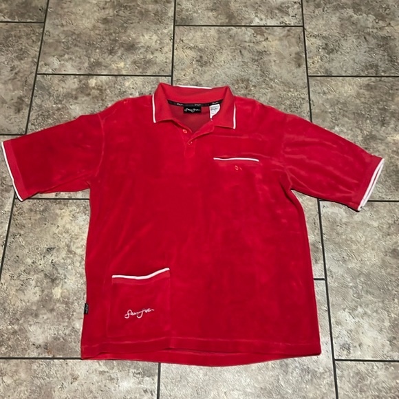 Sean John | Shirts | Vintage Sean John Mens Terry Cloth Velour Polo ...